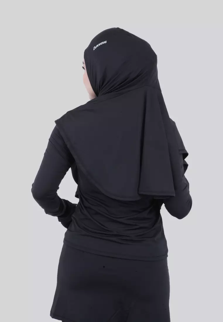 Jual Duraking Duraking Hijab Sports Luna Black Original 2024 | ZALORA ...