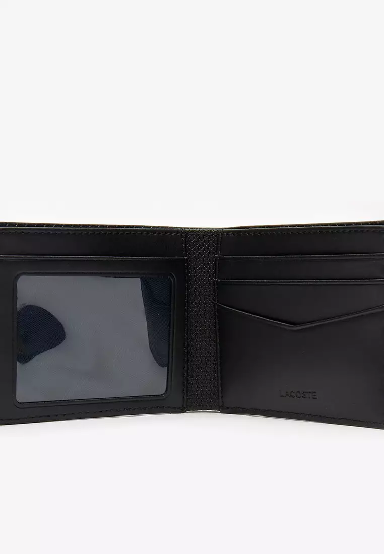 Buy Lacoste Men's Chantaco Piqué Leather 3 Card Wallet Online | ZALORA ...