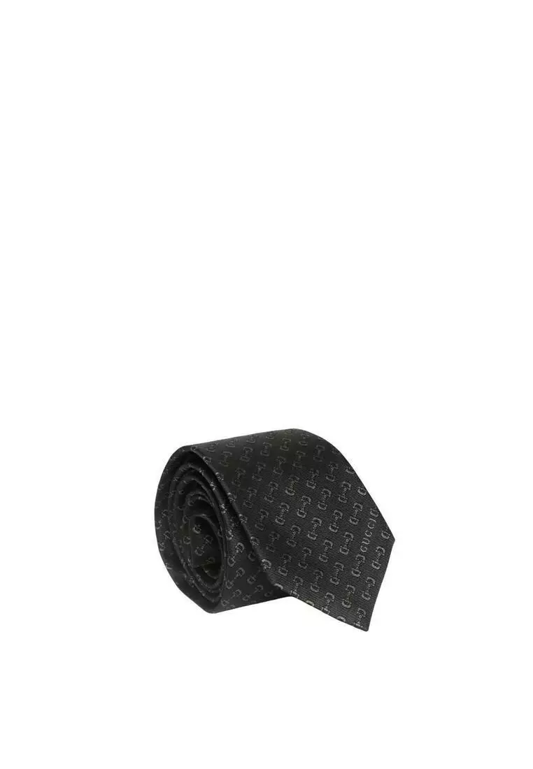 Buy Gucci Horsebit Silk Jacquard Tie Tie Online | ZALORA Malaysia