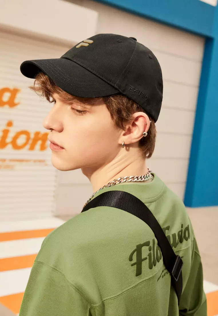FILA FUSION Collection Unisex Classic GOLDEN Logo Baseball Cap 2025 ...