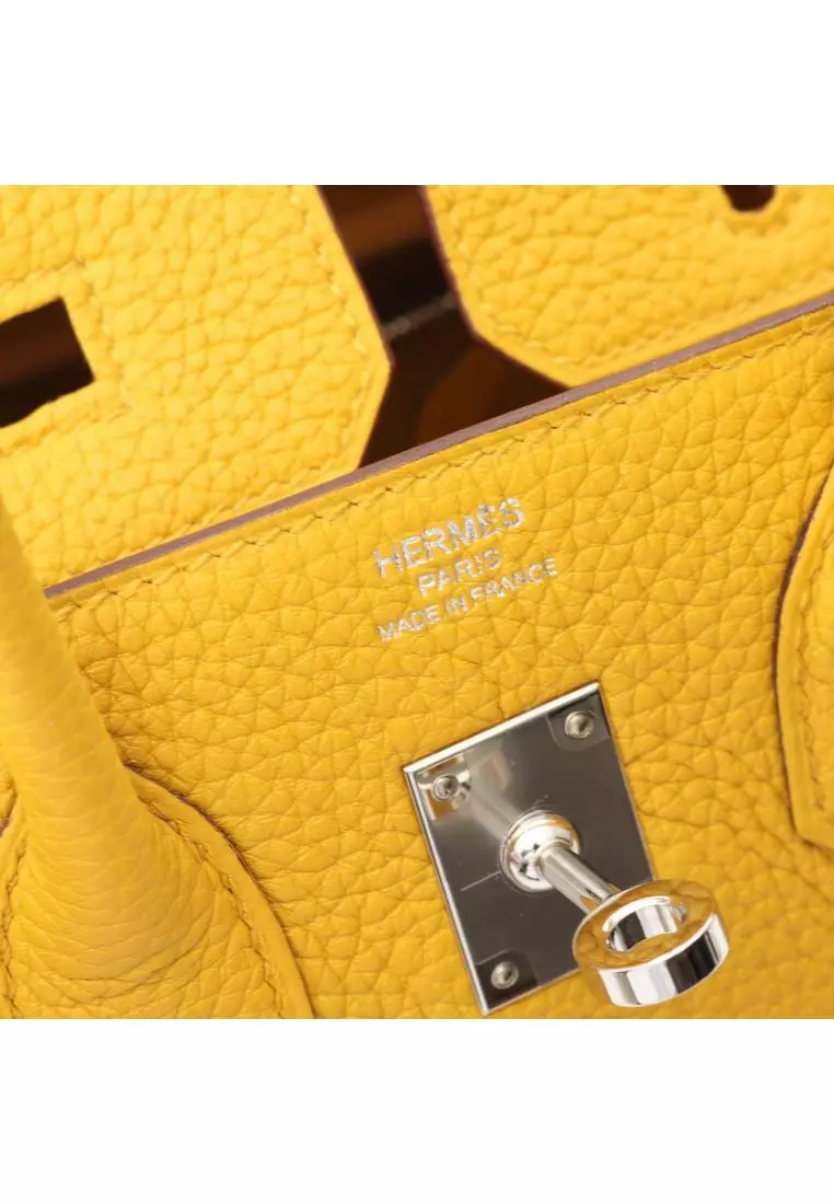 Buy Hermes Pre-Loved Hermès Yellow Leather Birkin 25 2025 Online | ZALORA