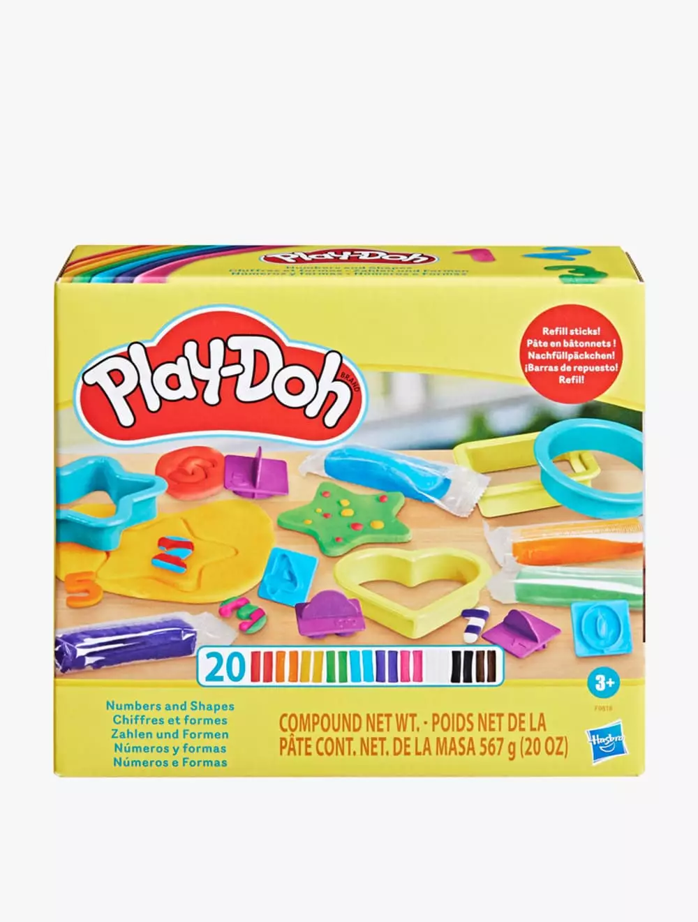 Jual Playdoh Play-Doh Numbers and Shapes - PDOF9818 Original 2025 ...