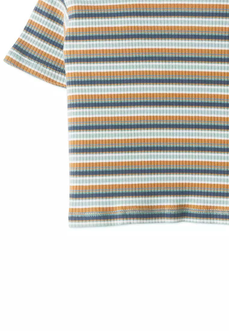 Buy Gingersnaps Baby Boys Stripe Rib Jersey Tee 2025 Online | ZALORA Philippines