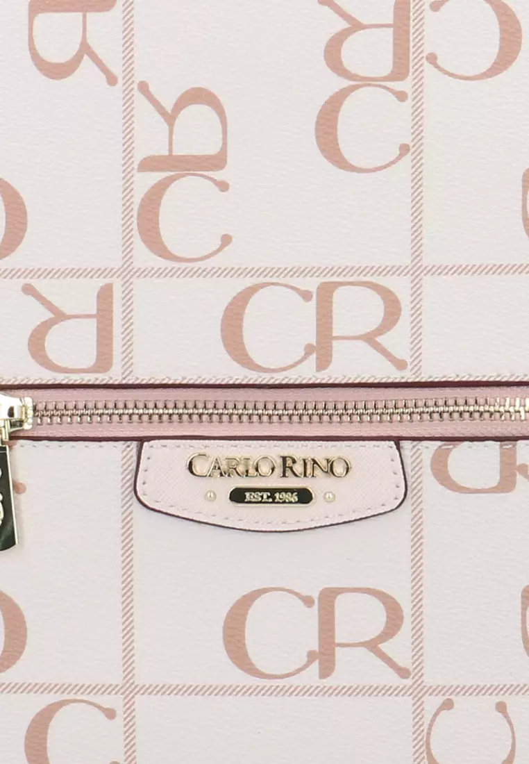 Buy Carlo Rino Carlo GEO Backpack - Beige 2025 Online | ZALORA