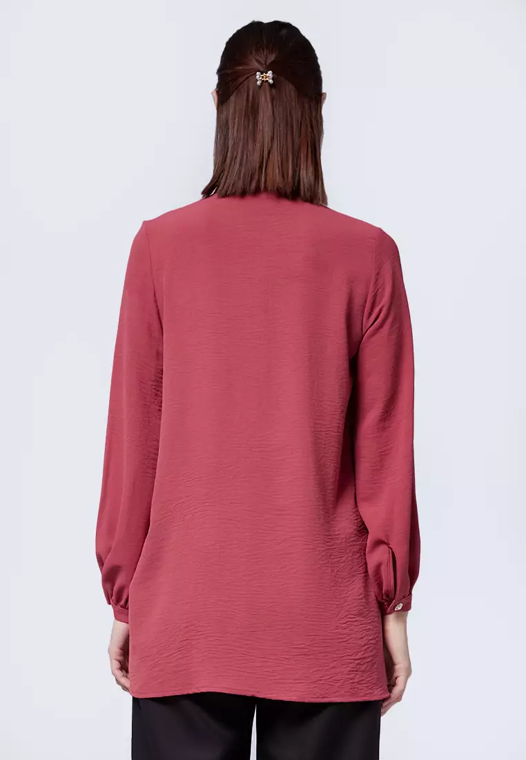 Jual Executive Puff Sleeves Loose Tunic Original 2025 | ZALORA Indonesia