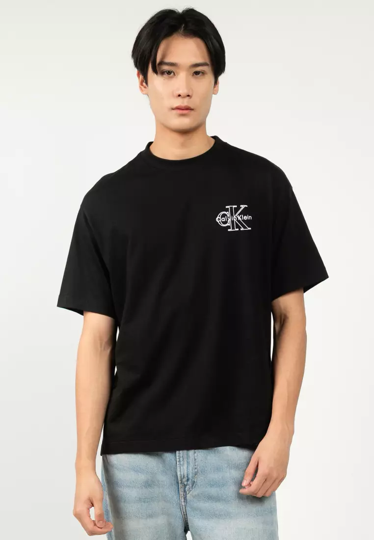 Buy Calvin Klein 30S Micro Monologo Graphic T-shirt 2026 Online | ZALORA