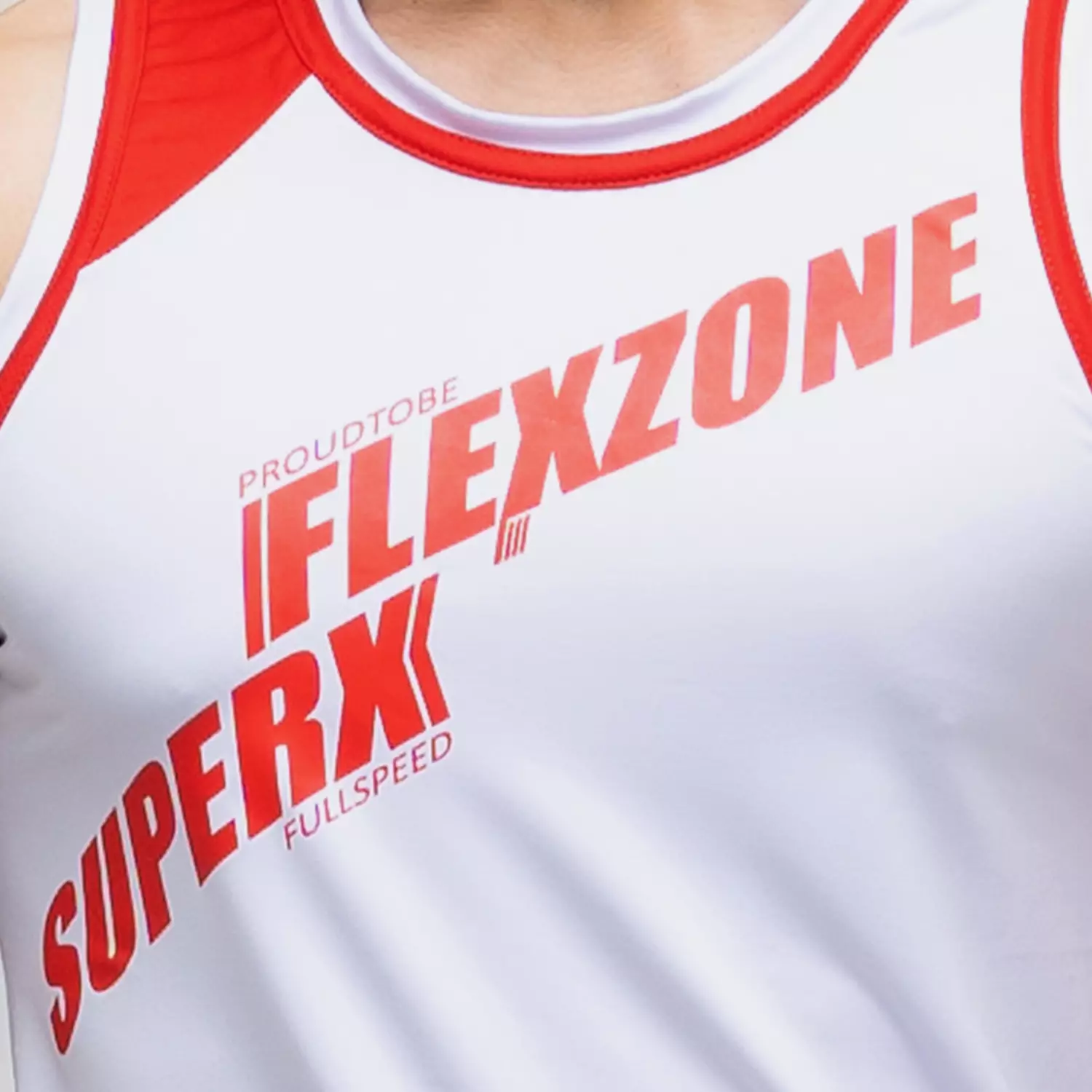 Jual Flexzone Muscle Tanks SuperX series White Original 2025 | ZALORA ...