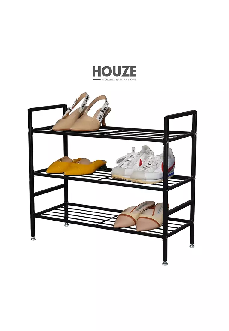 Buy HOUZE HOUZE - SLIM - 3 Tier Stackable Shoe Rack (Length: 60cm ...