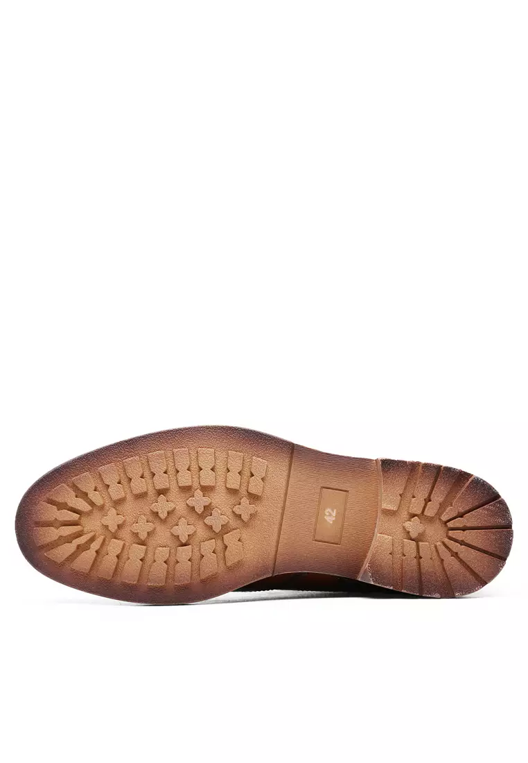 hk-ehunter Rye leather brogue boots 2025 | Buy hk-ehunter Online ...