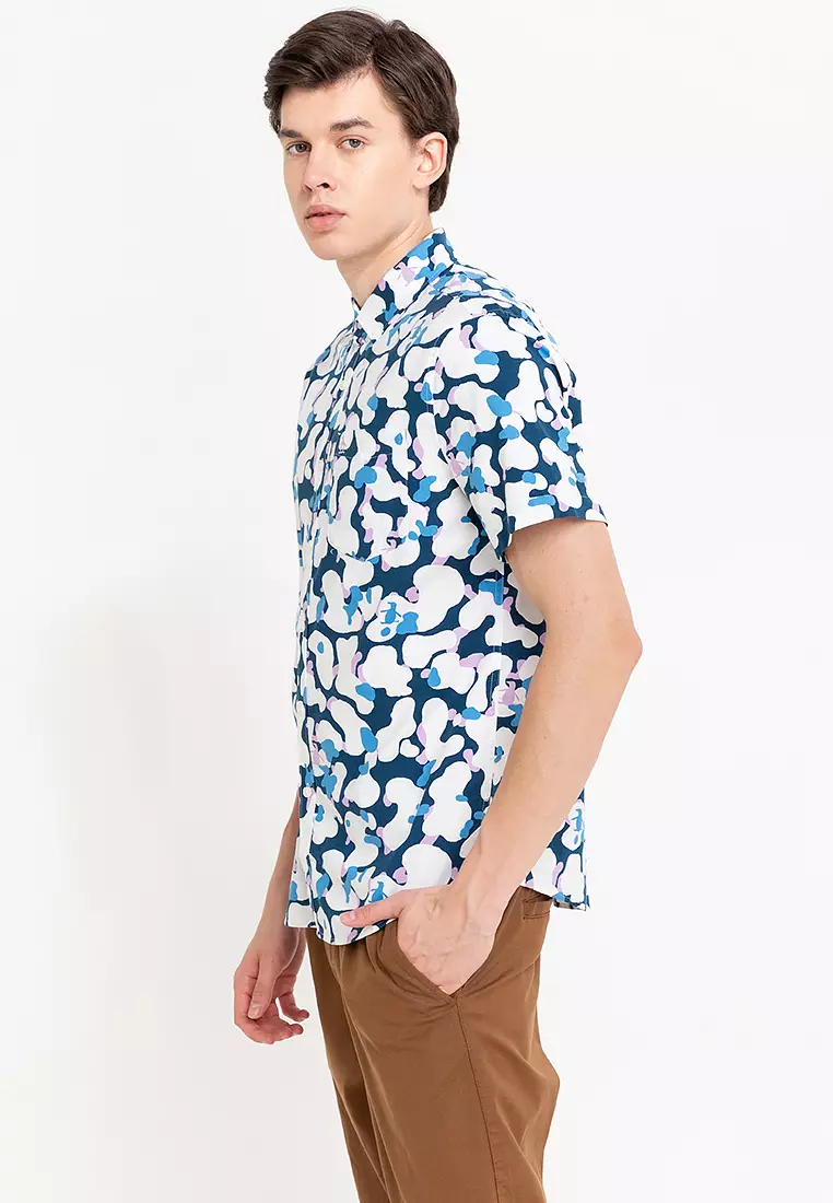 Buy Original Penguin Camo Pete Printed Button Down 2026 Online | ZALORA ...