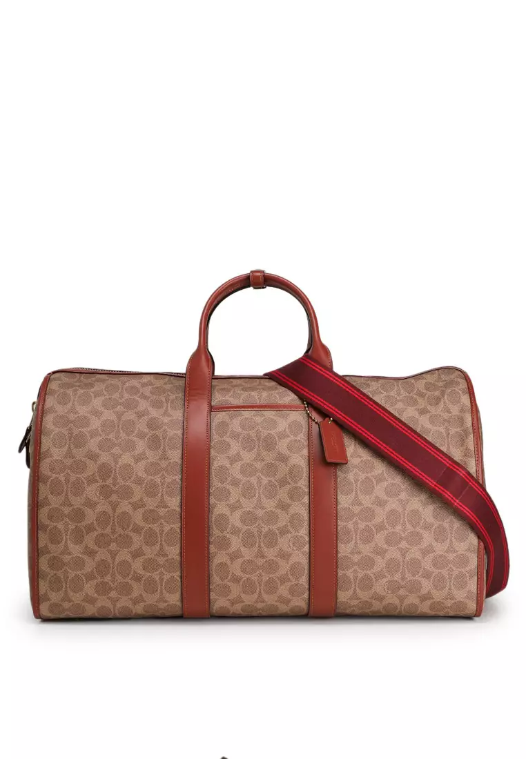 Coach Gotham Duffle Bag in Signature Canvas (ct) 2025 | Buy Coach Online | ZALORA Hong Kong
