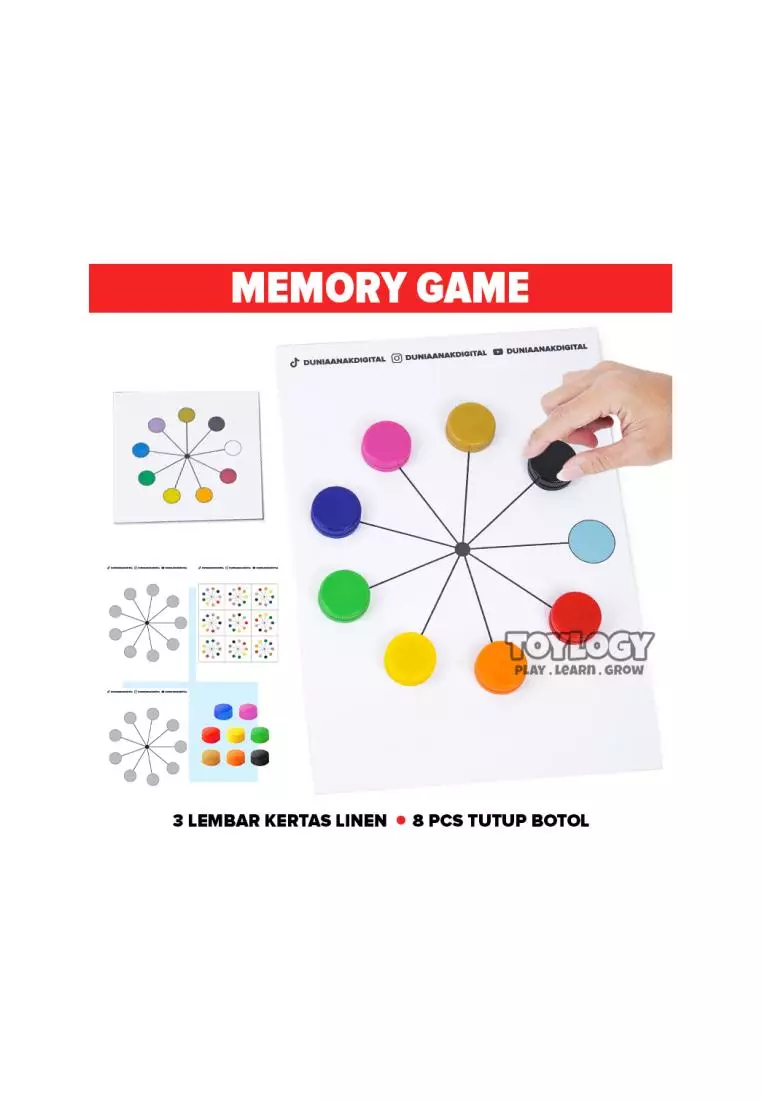 Jual Toylogy Mainan Edukasi Anak Kertas Activity Puzzle Game Color ...
