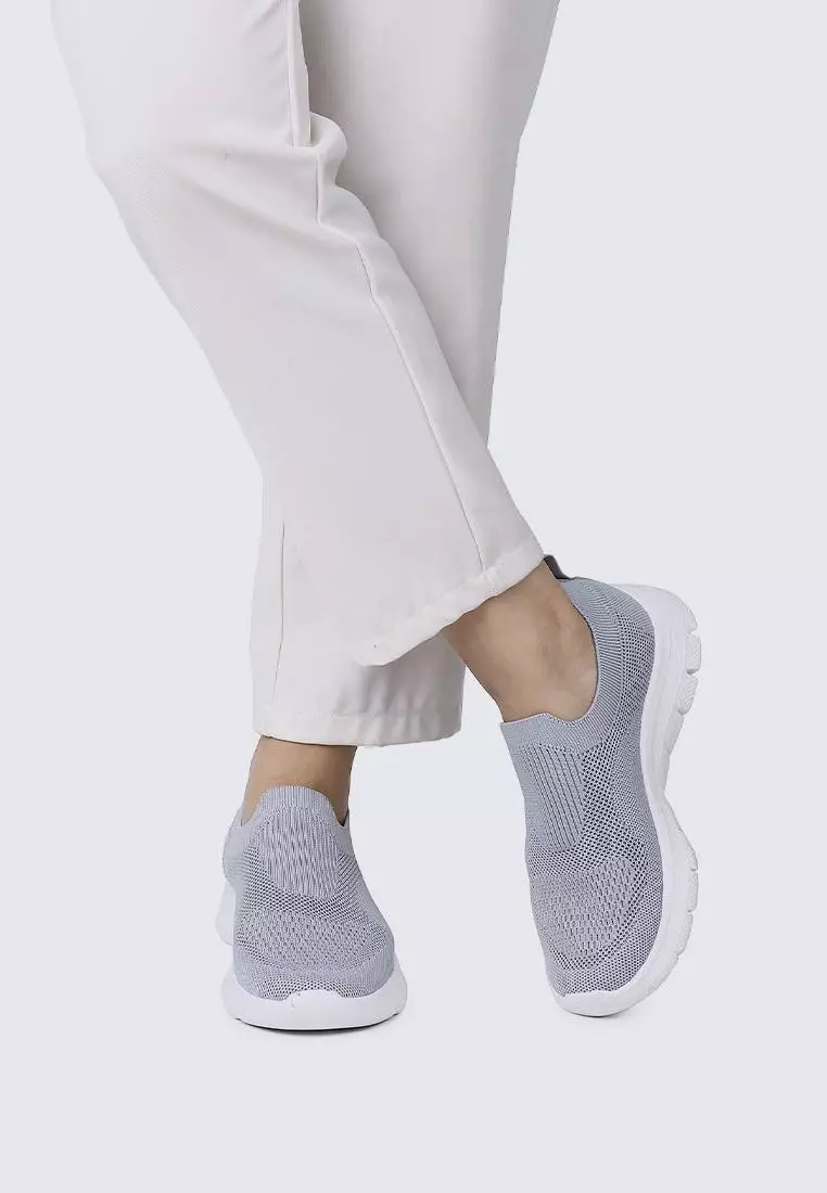 Buy My Ballerine WalkEase Comfy Sneakers In Grey 2025 Online | ZALORA ...