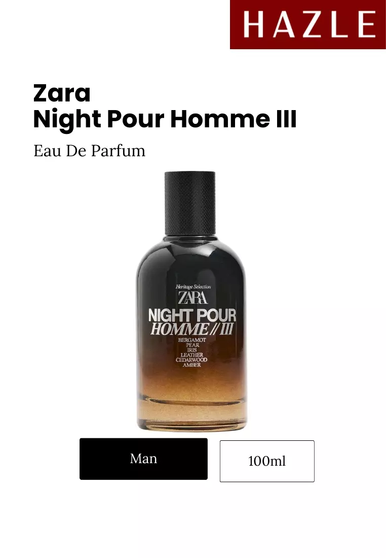 Jual ZARA Zara Night Pour Homme III Man EDP 100 ml Original 2025 ...