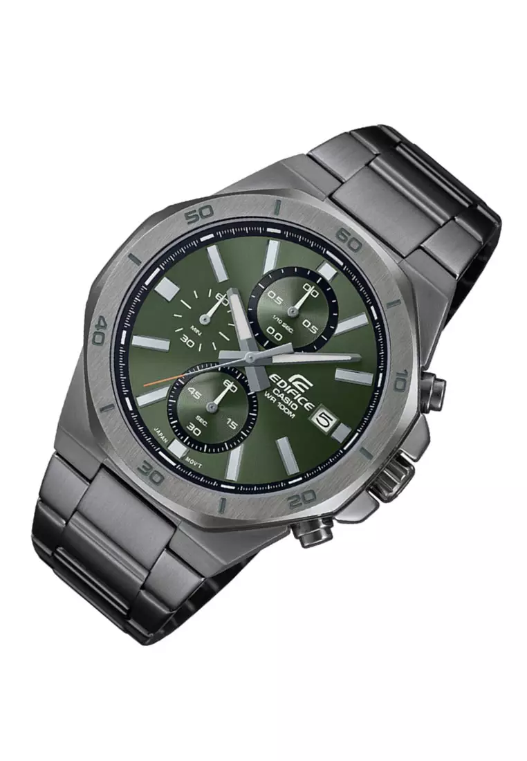 Buy Casio Edifice Chronograph Watch EFV-640DC-3A 2025 Online | ZALORA ...