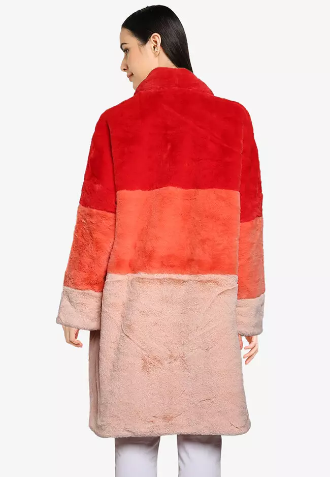 Buy French Connection Izo Faux Fur Coat 2025 Online | ZALORA Philippines