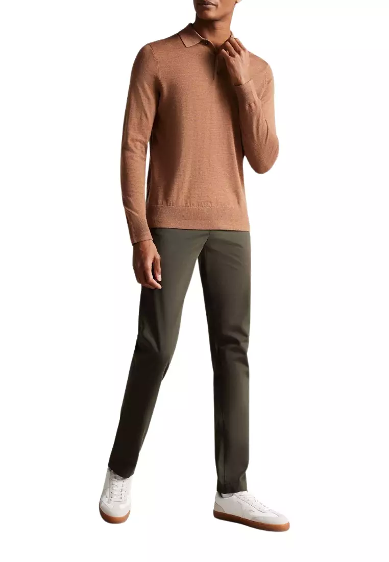 Buy TED BAKER Ted Baker Slim Fit Smart Trousers 2025 Online | ZALORA