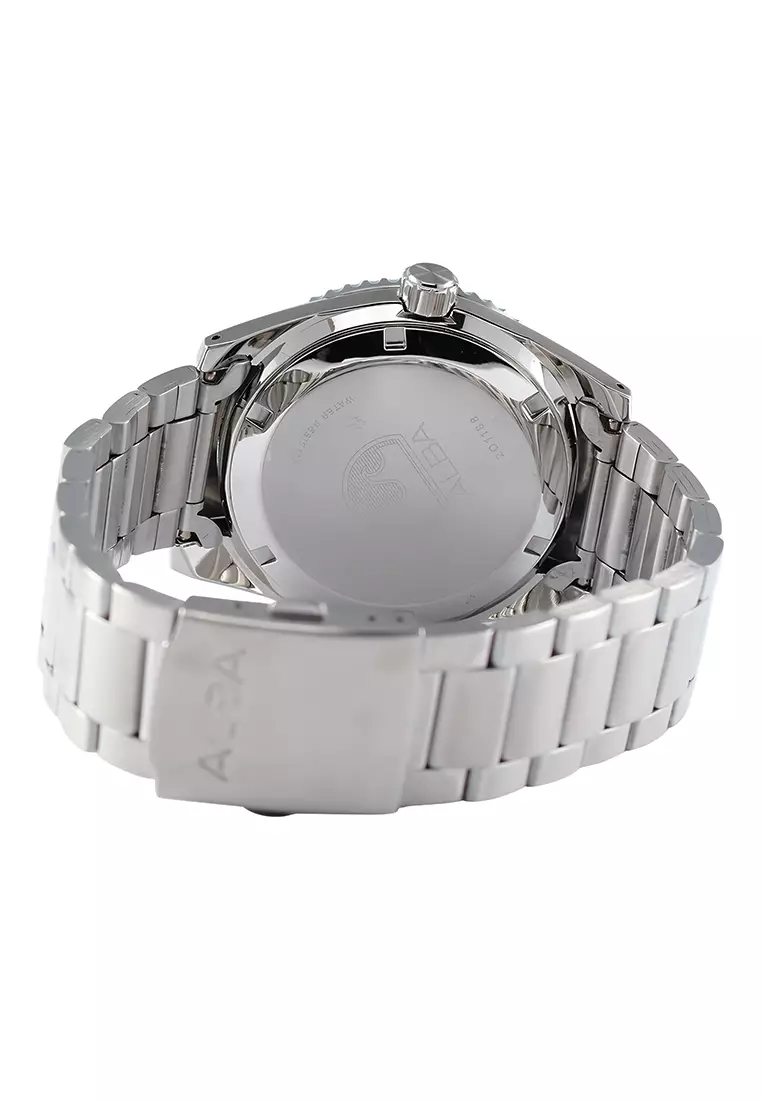 Jual Alba Alba Mechanical - Jam Tangan Automatic Pria - Silver Red ...