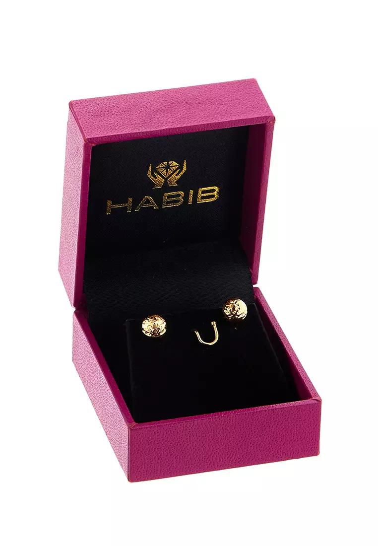 Buy HABIB HABIB Oro Italia 916 Yellow Gold Earrings GE72291021 2025 ...