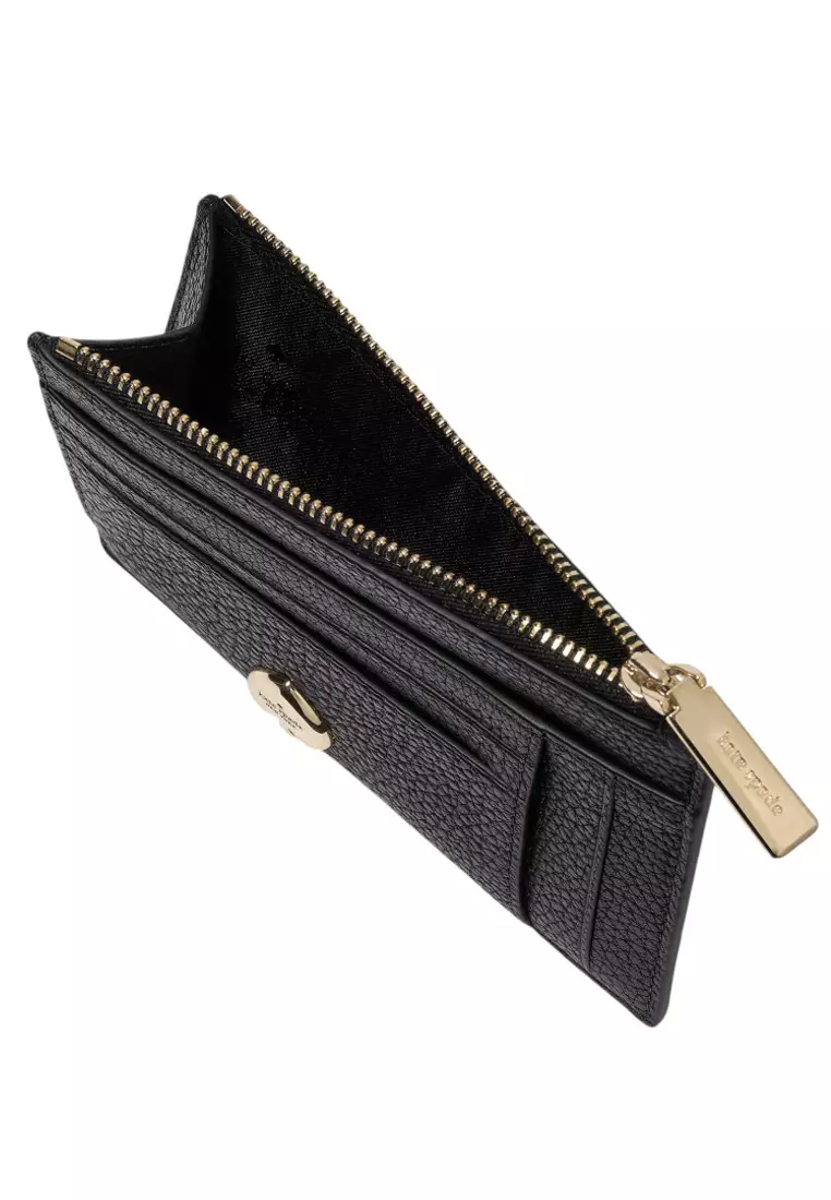 網上選購 Kate Spade Kayla Large Slim Cardholder - Black 2026 系列 | ZALORA香港
