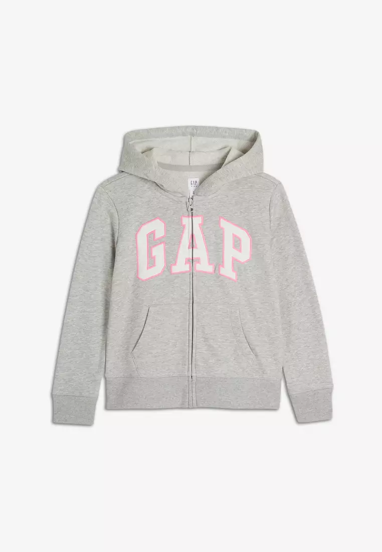 Buy Gap Kids Gap Logo Zip Hoodie in French Terry 2026 Online | ZALORA ...