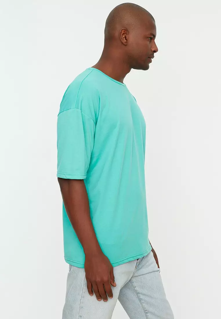 Buy Trendyol Mint T-Shirt 2025 Online | ZALORA