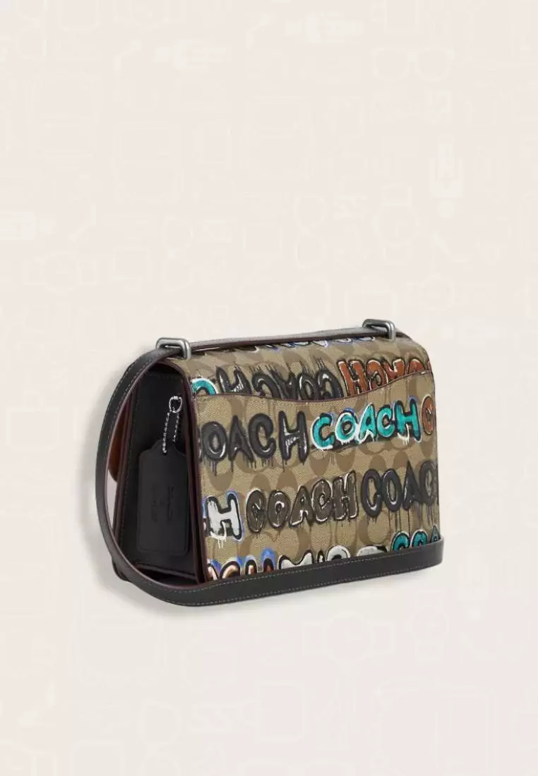 Jual Coach Coach X Mint + Serf Large Morgan Square Crossbody In ...