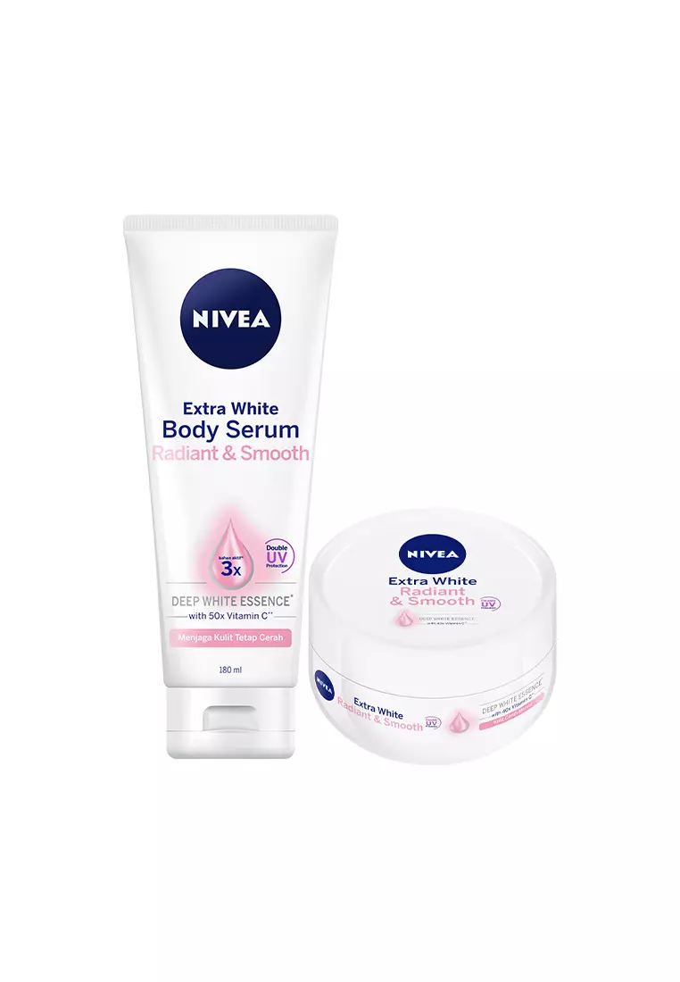 Jual Nivea NIVEA Radiant & Smooth Series - Serum + Creme Original 2024 ...