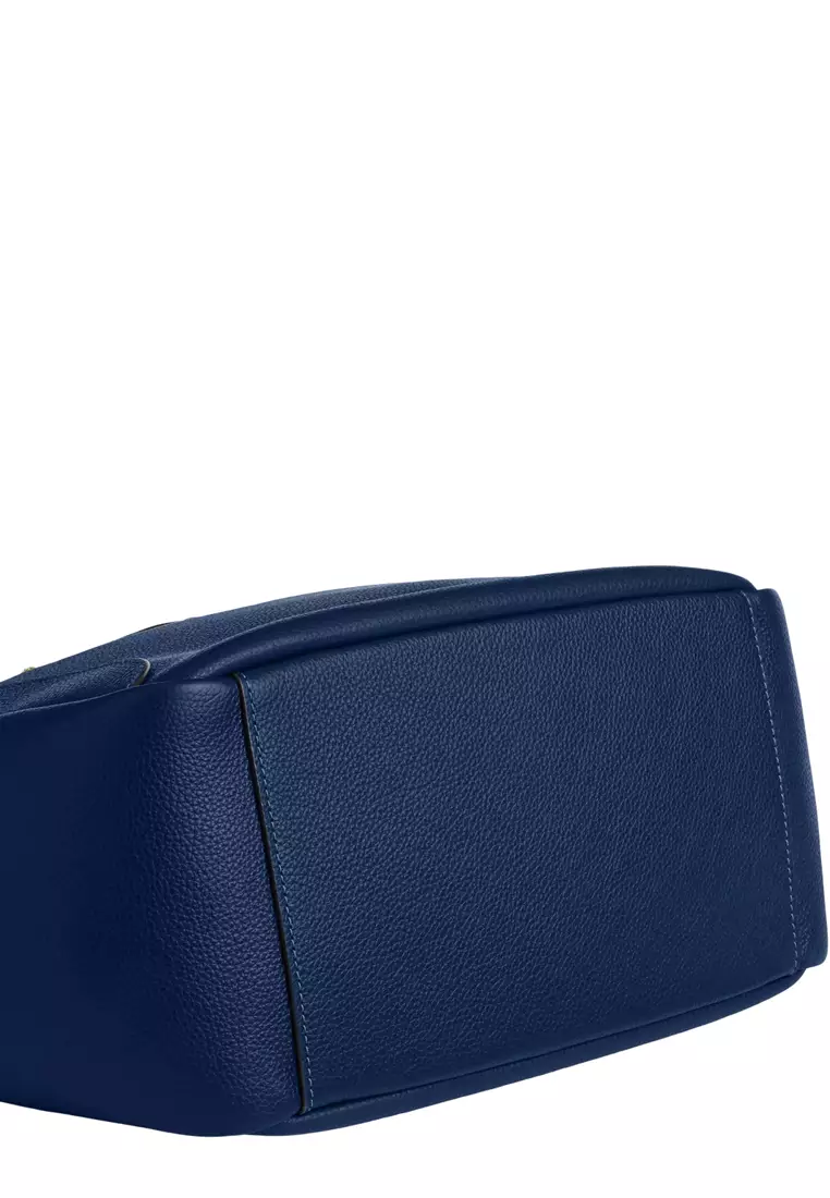 Buy Coach Hadley Turnlock Tote Bag - Deep Blue CAL17 2026 Online | ZALORA