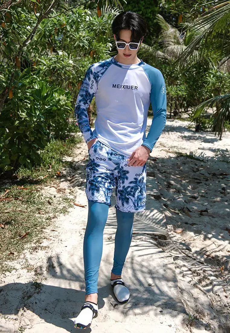 Buy LYCKA LLL3052 Korean Style Men Rash Guard 3-Pieces Set Multi Online ...