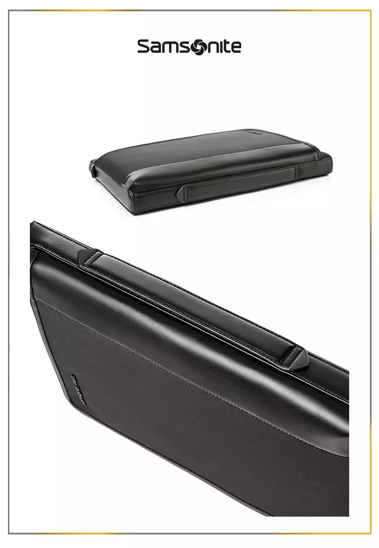 Jual Samsonite Samsonite Elino Portfolio - Black Original 2025 | ZALORA ...