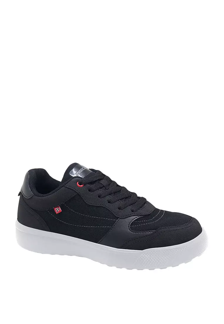 Jual Precise Precise Geon LC W Sepatu Sekolah Sneakers - Black/White ...