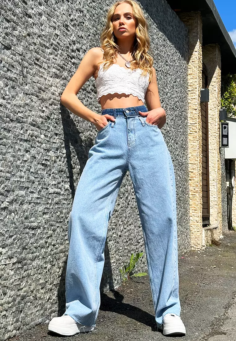 Buy Alacati Snow Washed Denim Jeans Online | ZALORA Malaysia