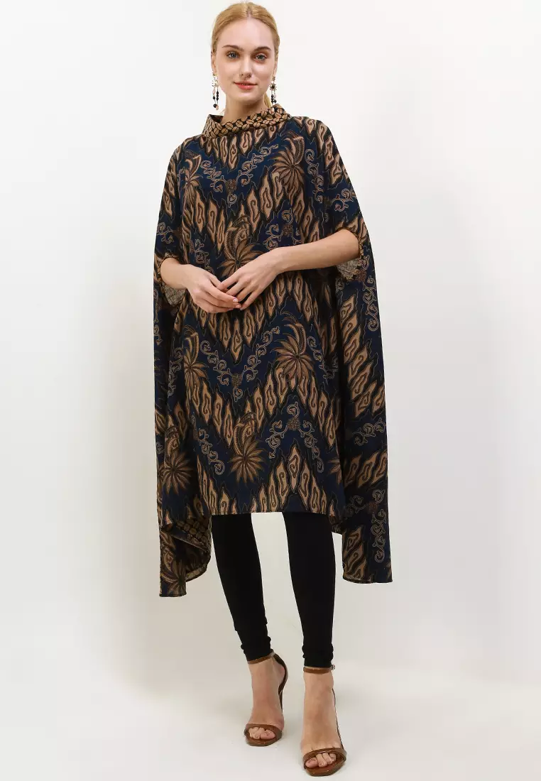 Jual Batik First SET Blouse Panjang Lowo Cut&Sew+Legging Black Original ...