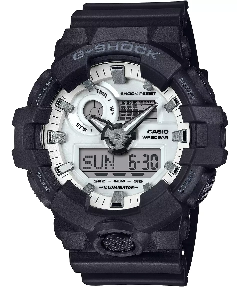 Jual G-Shock G-shock Men Analog GA-700WD-1A Resin Black Matte Original ...