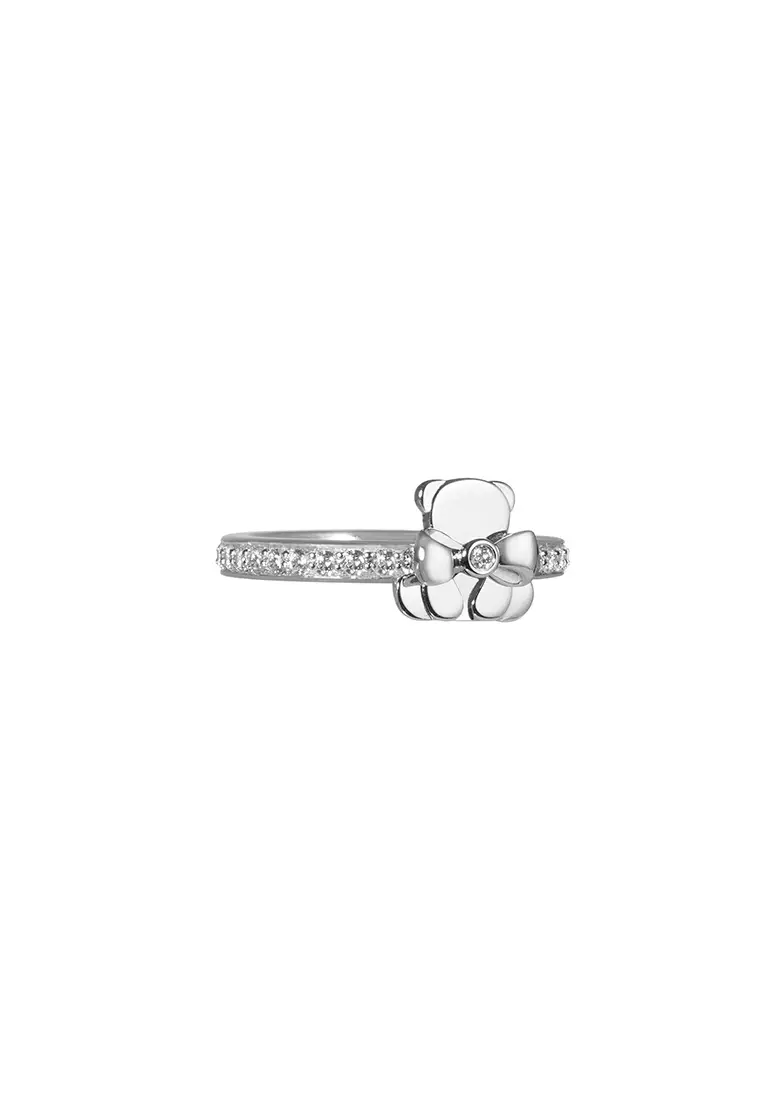 Buy Arte Madrid CIRCUS BEAR Silver Ring 2025 Online | ZALORA