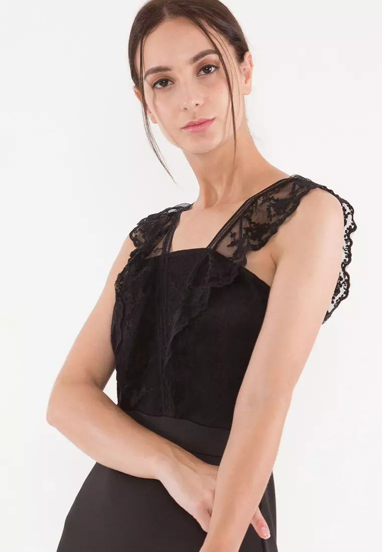 Buy Bebebutterfly Lace Cocktail Mini Dress 2026 Online | ZALORA