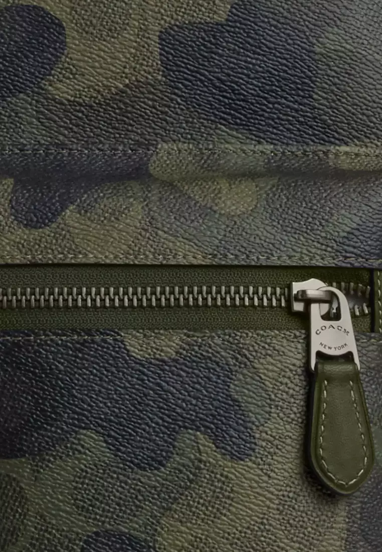 Buy Coach West Pack Bag In Signature Camo Print in Dark Shamrock Multi ...