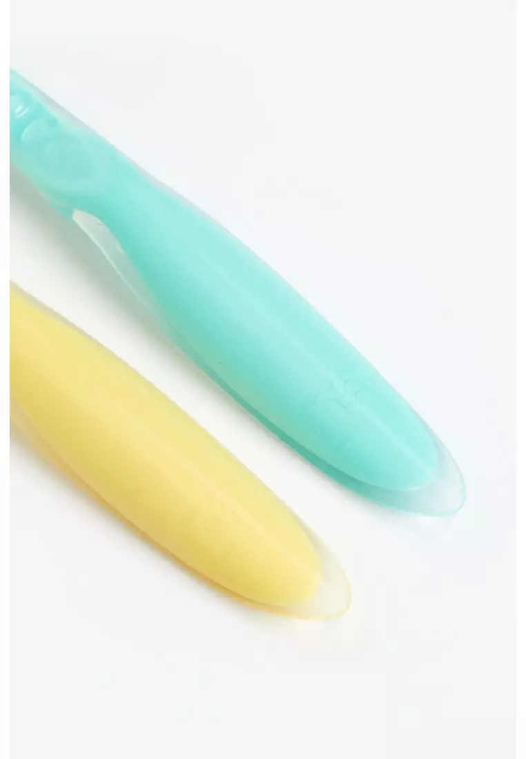 Buy Mothercare Soft Silicone Spoons - 2 Pack 2025 Online | ZALORA ...