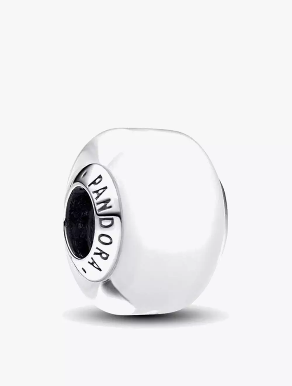 Jual PANDORA White Mini Murano Glass Charm - Silver Original 2024 ...