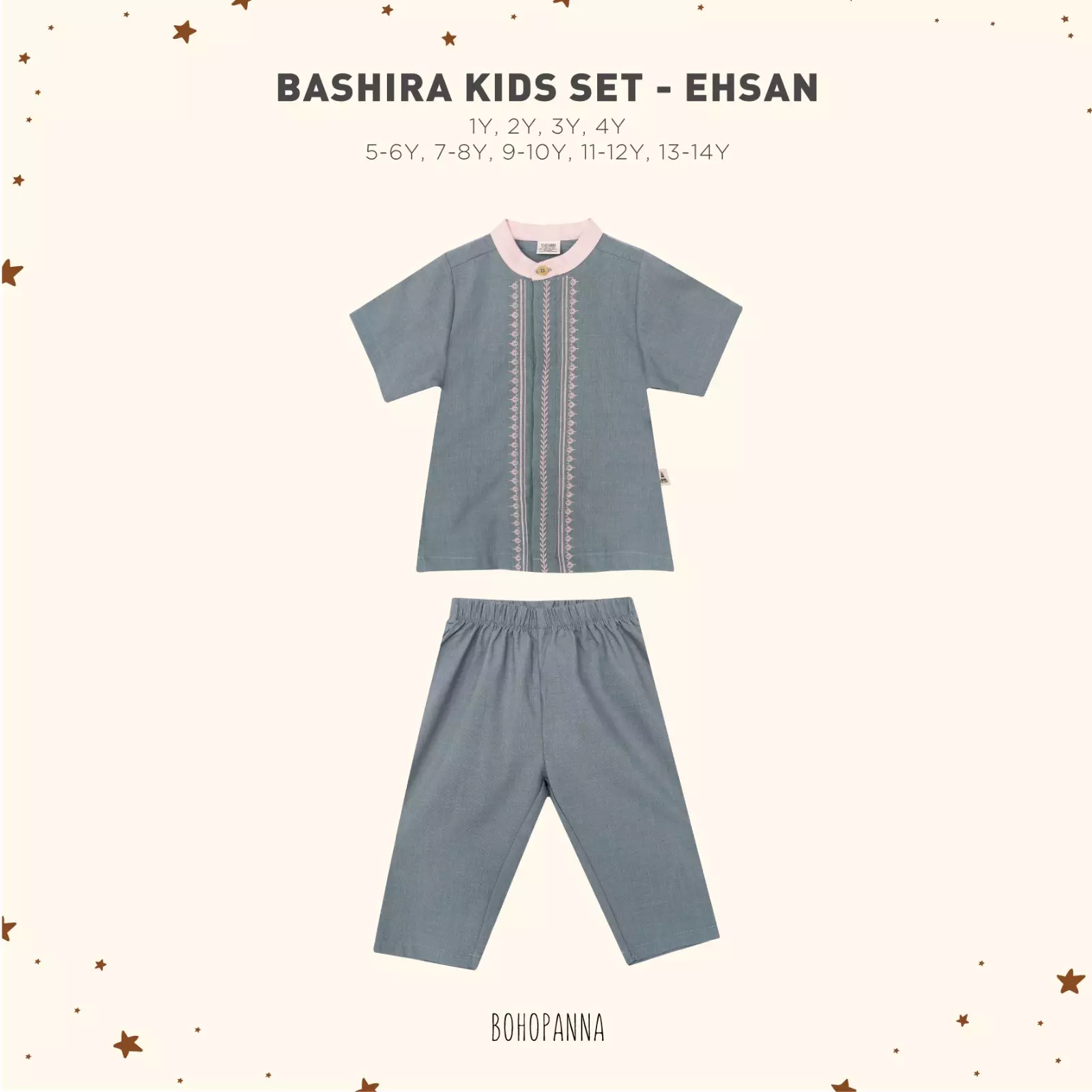 Jual Bohopanna BOHOPANNA - RAYA COLLECTION - BASHIRA KIDS SET - SETELAN KOKO - BAJU LEBARAN ANAK ...