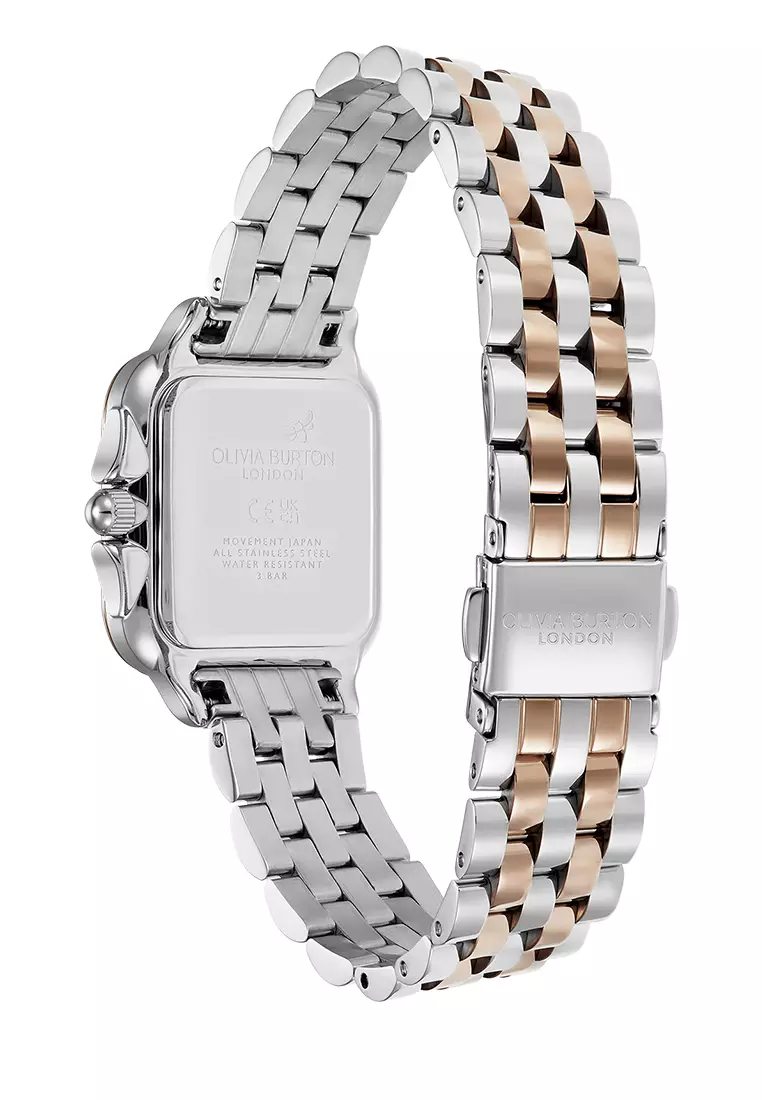 Jual Olivia Burton Olivia Burton 28mm Grosvenor Silver White & Two Tone ...