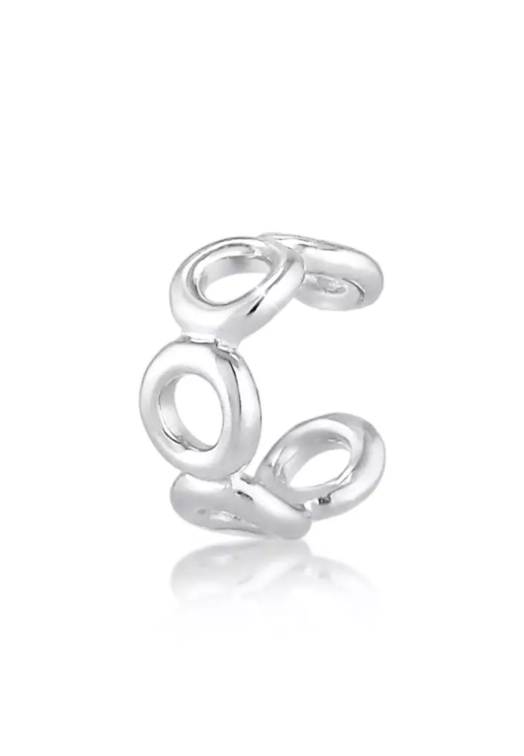 Buy Elli Germany Geo Statement Circle Ear Cuff 2025 Online | ZALORA Philippines