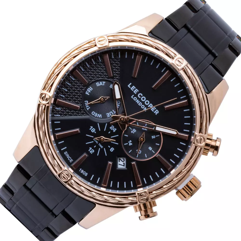 Jual Lee Cooper Jam Tangan Pria Lee Cooper Chronograph LC07384.450 ...