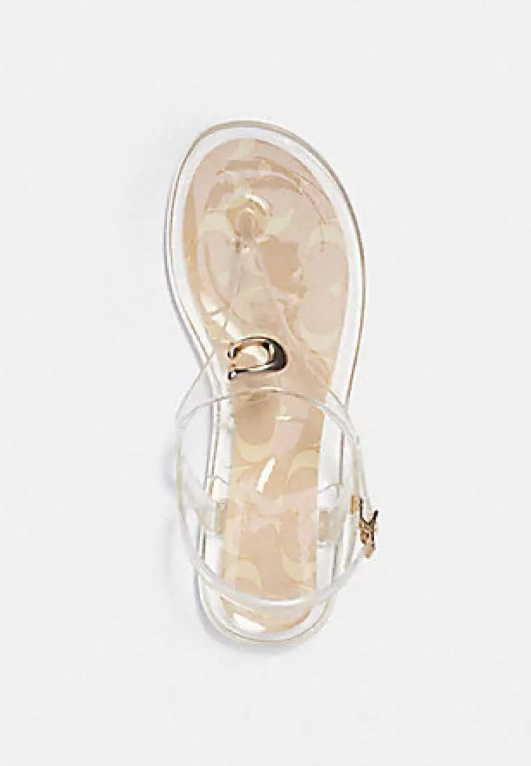 Jual Coach Coach Natalee Jelly Sandal Clear Original 2024 | ZALORA ...