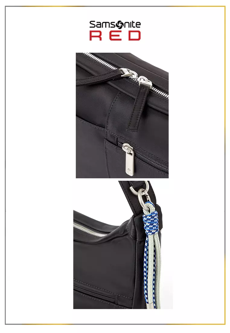 Jual Samsonite Samsonite Red Label Flotta Hobo Bag - Black Original ...