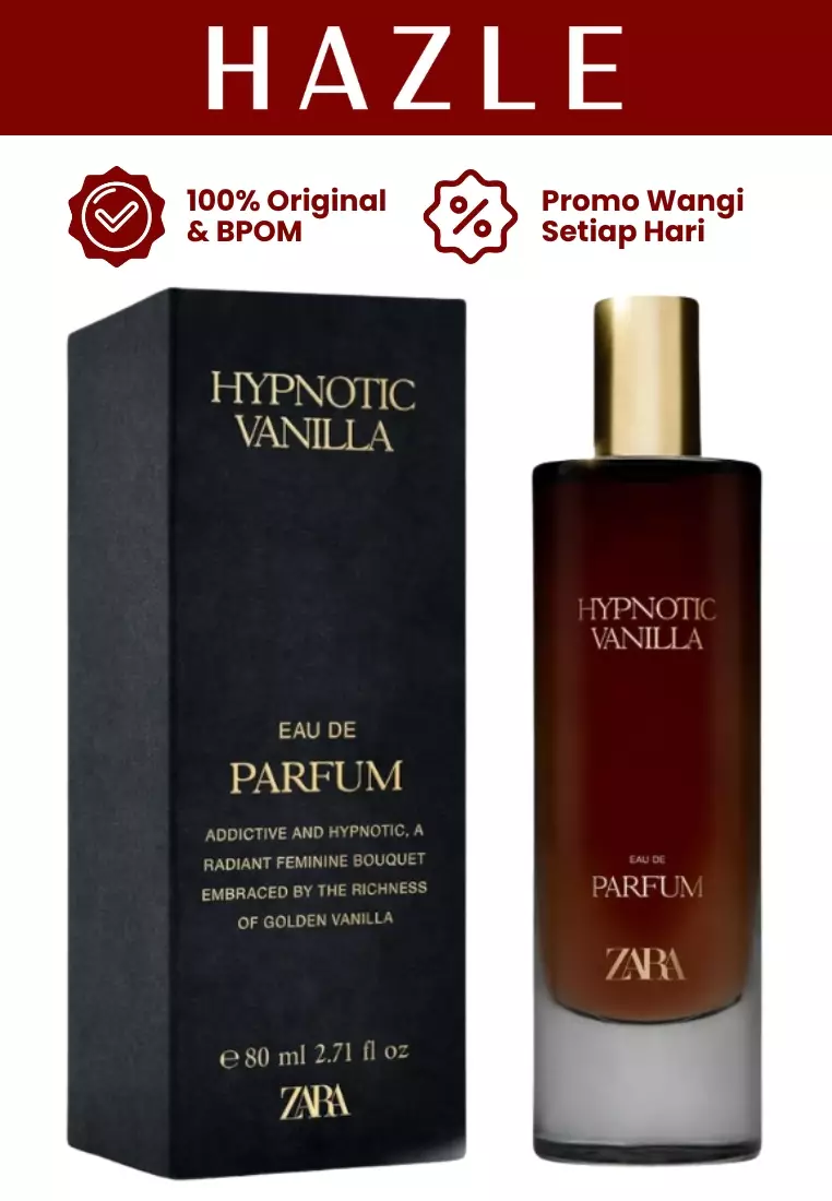 Jual Zara Zara Hypnotic Vanilla Woman EDP 80 ml Original 2024 | ZALORA Indonesia