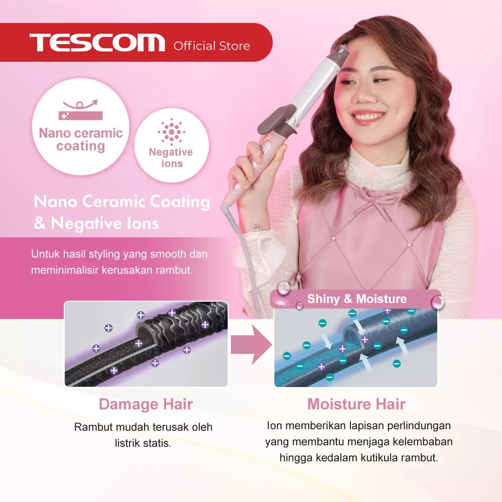 Jual Tescom Paket Tescom Ion Hair Dryer TD550ID - Pengeriting Rambut ...