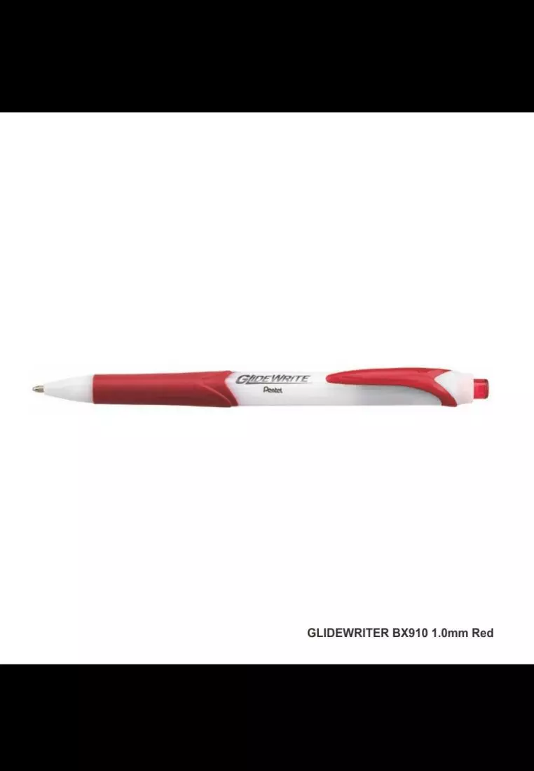 Jual Pentel Ballpoint Glide Write Tinta Merah Original 2023 | ZALORA ...