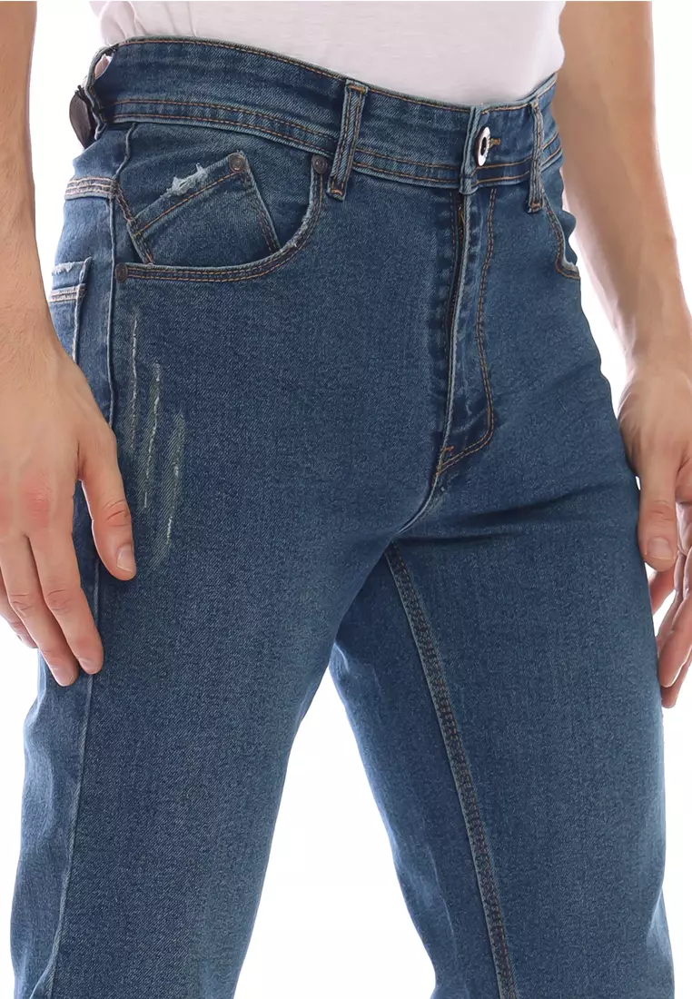 Jual 2nd Red Ripped Jeans Slim Fit Dynamic 131924 Original 2025 ...